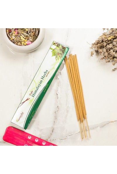 Aromatika Himalaya Otları Vedic Çubuk Tütsü