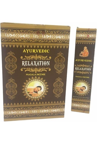 Daha Yok Mu 216 Adet Çubuk Tütsü Ayurvedic Relaxatıon Aromalı Tütsü