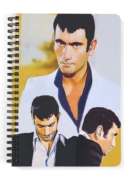 Rowalsi Yılmaz Güney Baskılı Ahşap Kapaklı Defter 15X20 cm DFT2344