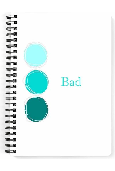 Rowalsi Bad Baskılı Ahşap Kapaklı Defter 15X20 cm DFT3602