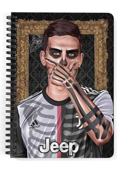Rowalsi Paulo Dybala Baskılı Ahşap Kapaklı Defter 15X20 cm DFT4538 Rowalsi Paulo Dybala Baskılı Ahşap Kapaklı Defter 15X20 cm DFT4538