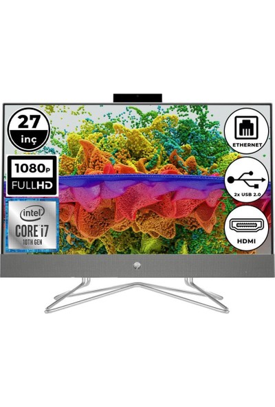 Hp 27-DP0041NT 326L0EA03 I7-10700T 32GB 1tbssd 27 Hp 27-DP0041NT 326L0EA03 I7-10700T 32GB 1tbssd 27