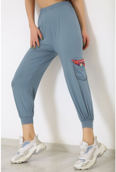 Cepli Şalvar Mint - Cepli Şalvar Mint -