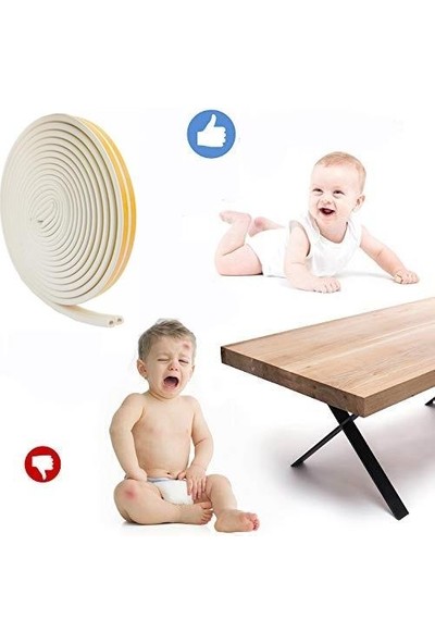 Homecare 12 Metre Puppy Masa Kenar Koruyucu Kauçuk Yapışkanlı Koruyucu Bant 716575 Homecare 12 Metre Puppy Masa Kenar Koruyucu Kauçuk Yapışkanlı Koruyucu Bant 716575