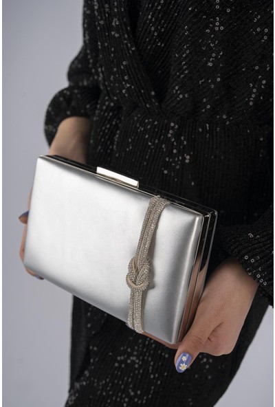 Moda Değirmeni Kadın Yanı Taşlı Abiye Çanta MD1123-310-0001