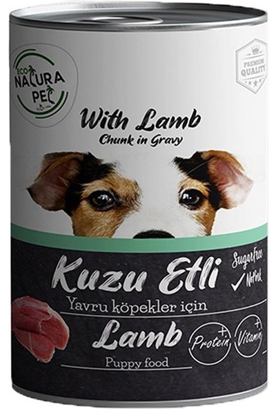 Eco Natura Pet Kuzu Etli Yavru Köpek Konservesi Gravy 400 gr Eco Natura Pet Kuzu Etli Yavru Köpek Konservesi Gravy 400 gr