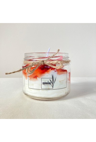 Jel Soslu Karışık Bisküvili Çikolata Kokulu Kavanoz Soya Mum Candle Jel Soslu Karışık Bisküvili Çikolata Kokulu Kavanoz Soya Mum Candle