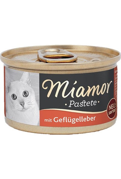 Miamor Pastete Ciğerli Kedi Konservesi 85GR [3 Adet]