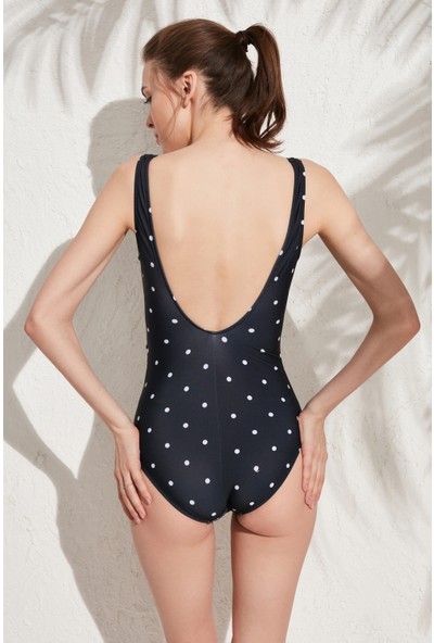 No Gossip Kruvaze Mayo Puantiye Desenli 207712