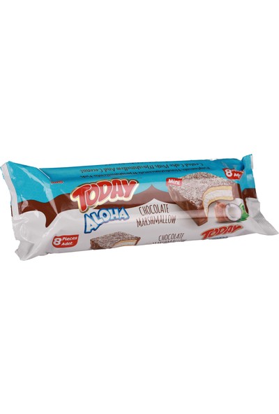 Aloha Mini Hindistan Cevizli Marshmallowlu 20 Gr. 8 Adet (1 Kutu) Aloha Mini Hindistan Cevizli Marshmallowlu 20 Gr. 8 Adet (1 Kutu)