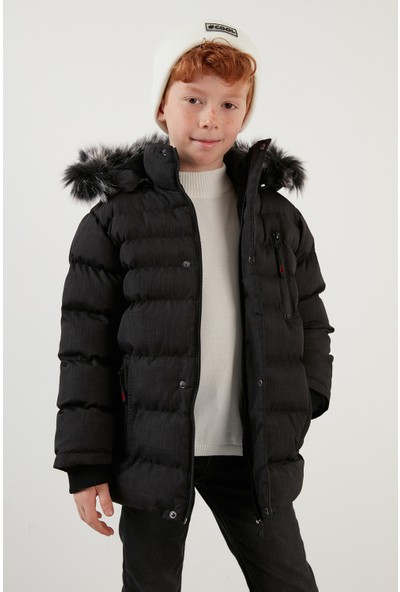 Lela Içi Peluş Astarlı Çıkarılabilir Kapüşonlu Cepli Kışlık Mont Erkek Çocuk Mont 5760024 Lela Içi Peluş Astarlı Çıkarılabilir Kapüşonlu Cepli Kışlık Mont Erkek Çocuk Mont 5760024