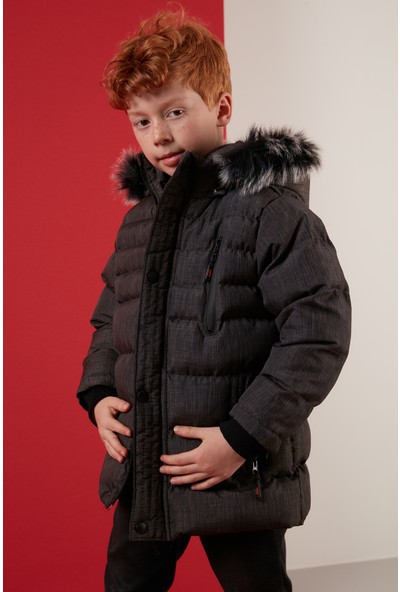 Lela Içi Peluş Astarlı Çıkarılabilir Kapüşonlu Cepli Kışlık Mont Erkek Çocuk Mont 5760024 Lela Içi Peluş Astarlı Çıkarılabilir Kapüşonlu Cepli Kışlık Mont Erkek Çocuk Mont 5760024