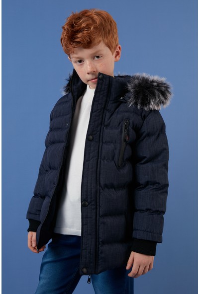 Lela Içi Peluş Astarlı Çıkarılabilir Kapüşonlu Cepli Kışlık Mont Erkek Çocuk Mont 5760024 Lela Içi Peluş Astarlı Çıkarılabilir Kapüşonlu Cepli Kışlık Mont Erkek Çocuk Mont 5760024