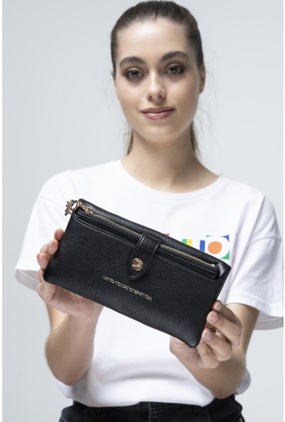 United Colors Of Benetton Benetton Kadın Cüzdan Siyah BNT655