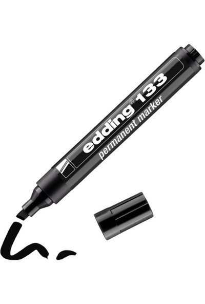 Siyah Koli Çuval Permanent Marker Kalemi Kesik Uç 1 Adet Edding Plastik Metal Cam Yüzeye Yazabilen Kalem 1 Adet Siyah Koli Çuval Permanent Marker Kalemi Kesik Uç 1 Adet Edding Plastik Metal Cam Yüzeye Yazabilen Kalem 1 Adet