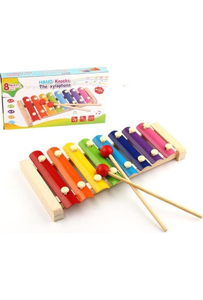 Kelebek Oyuncak Eğitici Ahşap Ksilofon 8 Nota 8 Ton 8 Tuşlu 25 cm Kelebek Oyuncak Eğitici Ahşap Ksilofon 8 Nota 8 Ton 8 Tuşlu 25 cm