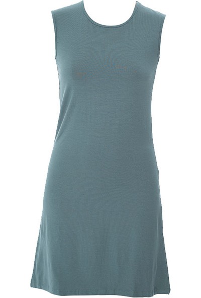 Arancia Sıfır Yaka Kolsuz Tunik