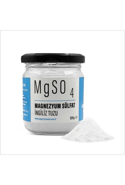 Apayrı Yaşam Magnezyum Sülfat, Ingiliz Tuz, Epsom Tuzu 125GR Apayrı Yaşam Magnezyum Sülfat, Ingiliz Tuz, Epsom Tuzu 125GR