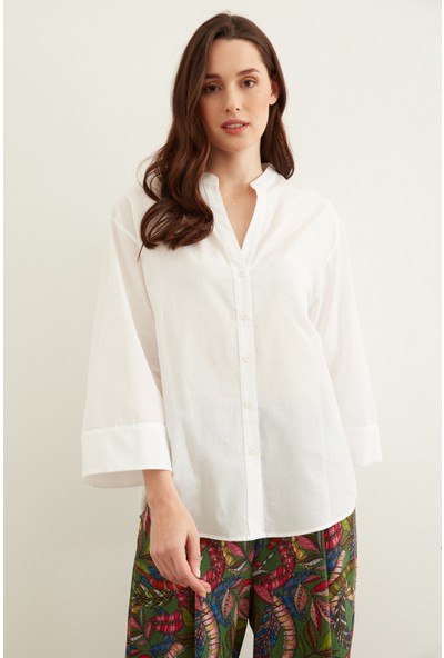 Gusto Vual Gömlek - Beyaz Gusto Vual Gömlek - Beyaz