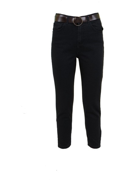 2174 Kadın Jean Pantolon Siyah