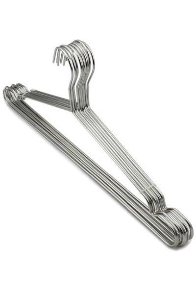 6 Adet Metal Elbise Askısı 714516 6 Adet Metal Elbise Askısı 714516