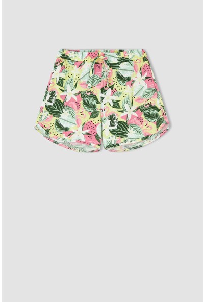 DeFacto Kız Çocuk Regular Fit Şort X6566A622HS