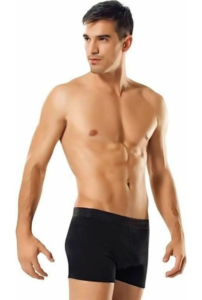 Tutku 0114 Erkek Likralı Elastan Boxer Siyah Renk 6'lı Paket Tutku 0114 Erkek Likralı Elastan Boxer Siyah Renk 6'lı Paket
