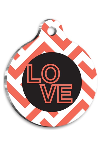 See Me Zikzaklı Love Kedi Köpek Künyesi