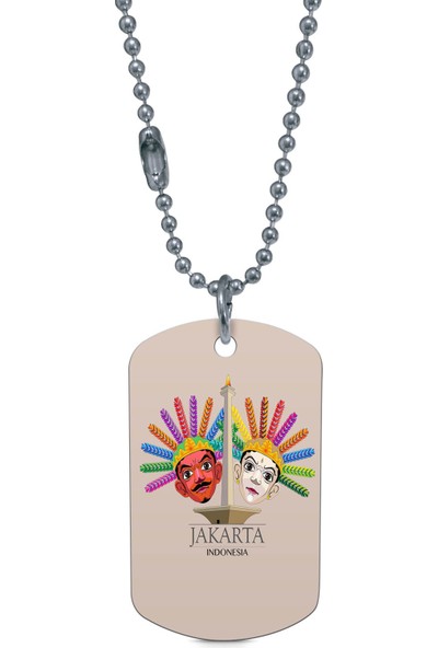 Rowalsi Jakarta Gümüş Renk Künye / Kolye DFT3943