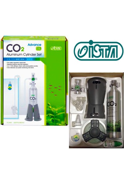 Ista Co2 Aluminyum Cylinder Set 0,5 Lt Advance