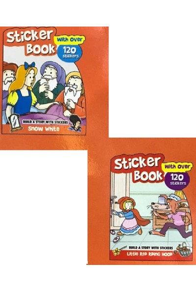 Sticker Book - With Over ( Çıkartmalarla Bir Hikaye Oluşturun ) - 2 Kitap Sticker Book - With Over ( Çıkartmalarla Bir Hikaye Oluşturun ) - 2 Kitap