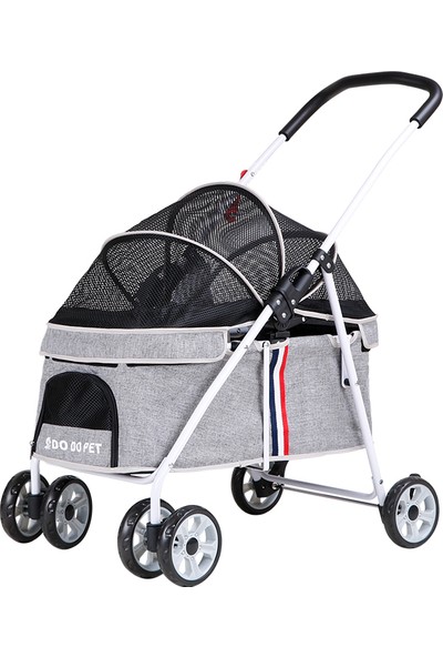 Mixpet Katlanabilir Küçük Irk Kedi Köpek Arabası 15 Kg. Gri Mixpet Katlanabilir Küçük Irk Kedi Köpek Arabası 15 Kg. Gri