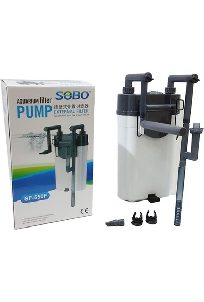 Sobo Askı Dış Filtre SF-550F 7W 500 Lt/saat