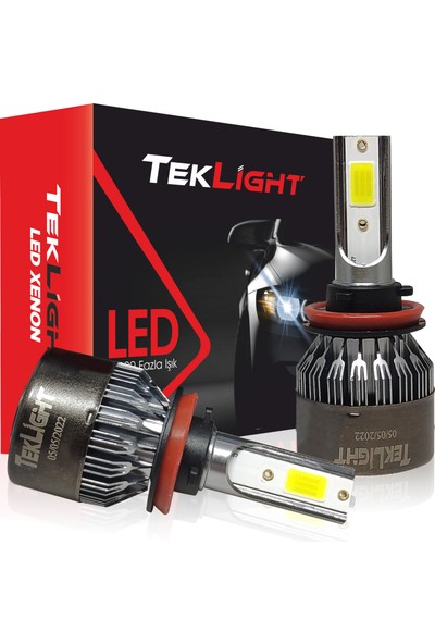 Teklight LED Xenon Far Ampulu 10.000 Lümen Şimşek Etkili H7 / H4 / H1 / H11 / H3 Teklight LED Xenon Far Ampulu 10.000 Lümen Şimşek Etkili H7 / H4 / H1 / H11 / H3