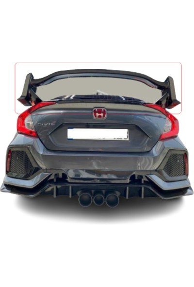 Buum Garaj Honda Civic Fc5 Typer Yüksek Spoiler Abs Plastik Buum Garaj Honda Civic Fc5 Typer Yüksek Spoiler Abs Plastik