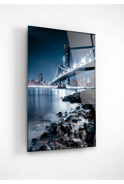 Manhattan Bridge, New York Cam Tablo 70X110 Manhattan Bridge, New York Cam Tablo 70X110