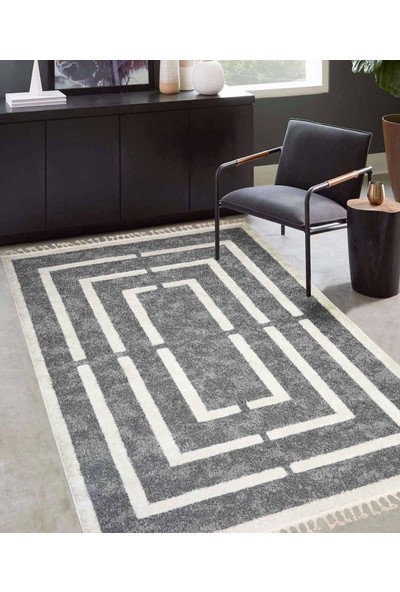 Birce Home Gri Beyaz Yıkanabilir Lüks Shaggy Salon Oturma Odası Yatak Odası Mutfak Halısı Birce Home Gri Beyaz Yıkanabilir Lüks Shaggy Salon Oturma Odası Yatak Odası Mutfak Halısı