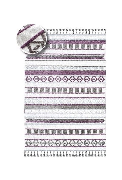 Nüans Halı Louıs Casa Coco 5691A Gri-Lila 125x180 Cm Nüans Halı Louıs Casa Coco 5691A Gri-Lila 125x180 Cm