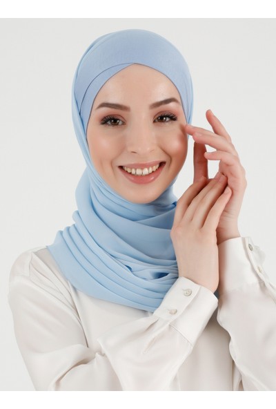 Catiway Boneli Çapraz Şifon Şal Catiway Boneli Çapraz Şifon Şal