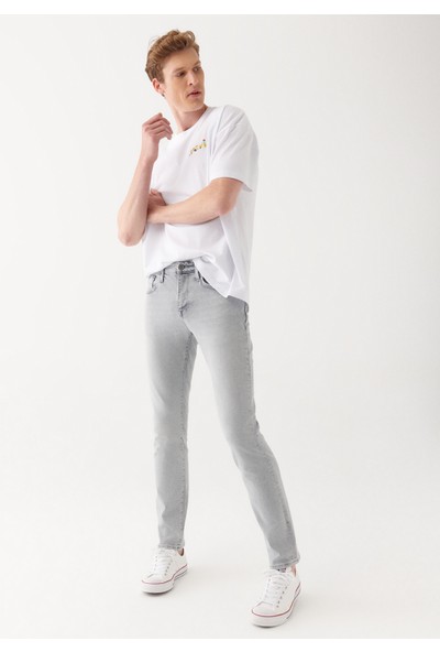 Jake Açık Gri Pro Street Jean Pantolon