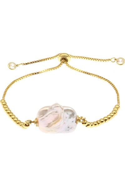 Belf Design Kare Incili Bileklik, Özel Tasarım Inci Bileklik