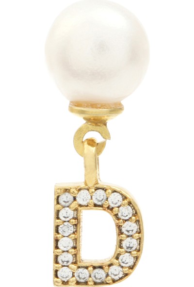 Belf Design D Harfi Inci Küpe, Özel Tasarım Küpe