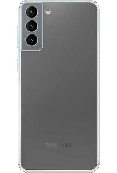 CepStok Samsung Galaxy S21 5g Kılıf Şeffaf 3D Kamera Lens Korumalı Tıpalı Silikon CepStok Samsung Galaxy S21 5g Kılıf Şeffaf 3D Kamera Lens Korumalı Tıpalı Silikon