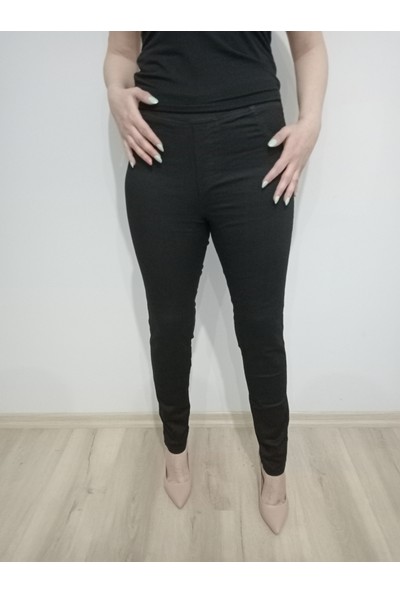 Hn Tekstil Hn Collection Likralı Toparlayıcı Kot Tayt Pantolon Siyah Hn Tekstil Hn Collection Likralı Toparlayıcı Kot Tayt Pantolon Siyah
