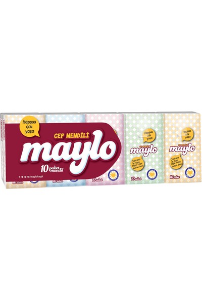 Maylo Cep Mendili - 10 Adet Maylo Cep Mendili - 10 Adet