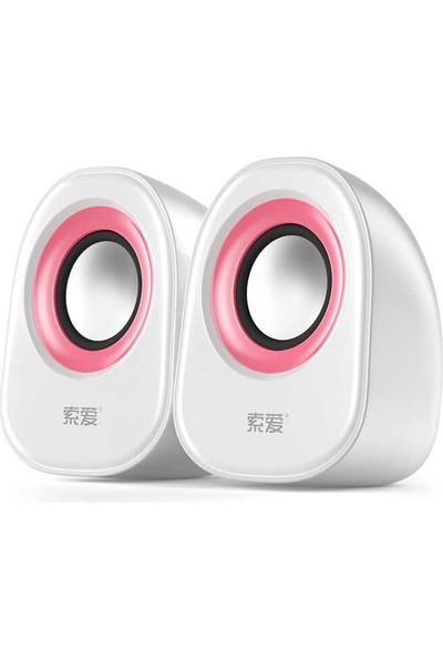 Soaiy Sa-L3 USB Speaker-Beyaz Soaiy Sa-L3 USB Speaker-Beyaz