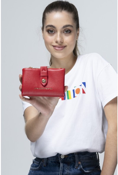 United Colors Of Benetton Benetton Kadın Cüzdan Kırmızı BNT648