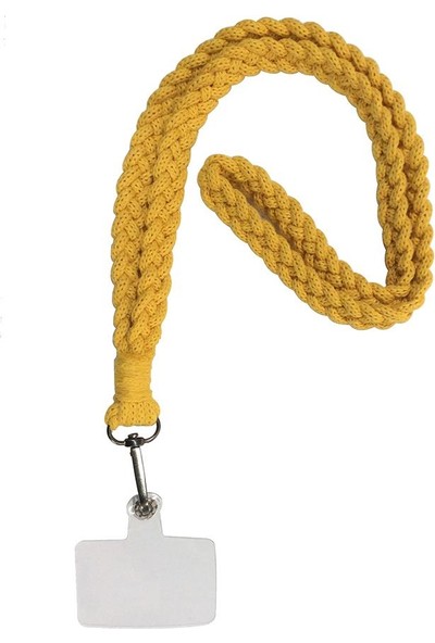 Zümrah El Yapımı (Handmade) Kalın Örgü Telefon Boyun Ipi Askısı Koyu Sarı Zümrah El Yapımı (Handmade) Kalın Örgü Telefon Boyun Ipi Askısı Koyu Sarı