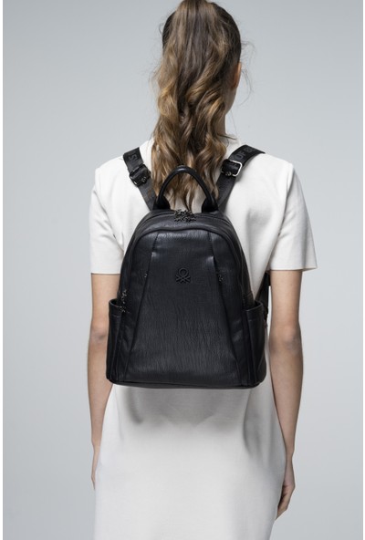 United Colors Of Benetton Benetton Kadın Sırt Çantası Siyah BNT702