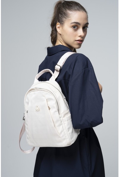 United Colors Of Benetton Benetton Kadın Sırt Çantası Bej BNT711